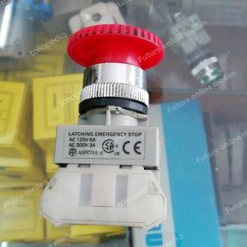 Jual Push Button Reset ALEPB Auspicious, Latching emergency stop 22 25 30mm - Kota Medan ...