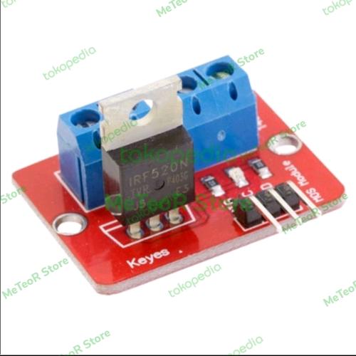 Jual MOSFET IRF520 DRIVER 24V 5A MOTOR SOLENOID LED DRIVER MODULE - Kab ...