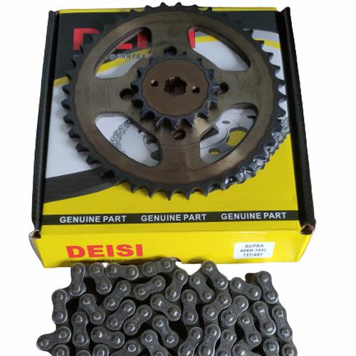 Jual GEAR SET / CHAIN KIT SUPRA X 100 OLD / SUPRA FIT 100 OLD - Jakarta ...