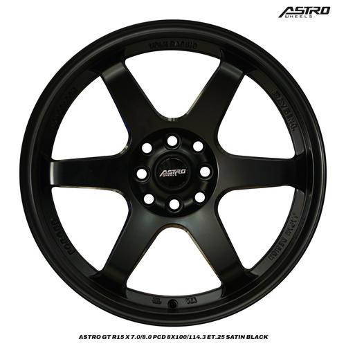 Promo Velg Mobil Astro GT 15x7.0/8.0 8x100/114.3 ET.25 Satin Black ...