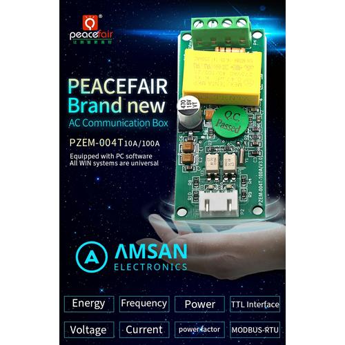 Jual PZEM-004T TTL Modbus AC Power Energy Smart Meter Multi Ammeter ...