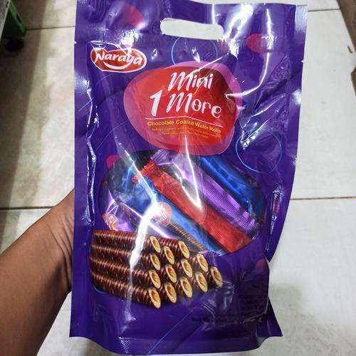 Jual Naraya Mini Roll Wafer Stick Coklat 240g / Mini 1 More Wafer Stick ...