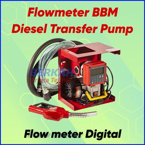 Jual Pompa Transfer BBM Flowmeter solar Flow Meter OGM DIGITAL 220V 60 ...