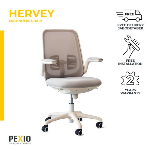 Promo Pexio Hervey Kursi Kantor Ergonomis - Hitam Cicil 0% 3x - Jakarta ...