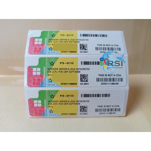 Jual Lisensi Windowss Server 2016 std/datacenter 16 Core coa original ...