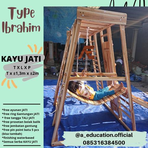 Jual Brakiasi 1,8m 1,6m Type ibrahim mainan kayu anak - Kab. Jombang ...