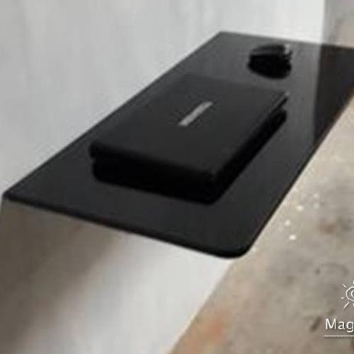 Jual Meja lipat dinding 40 x100 cm,meja komputer,meja serbaguna - HITAM ...