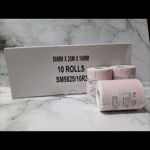 Jual PAPER ECG ROLL SONOMED ART: 05-S0014-G-R4 58MM X 25M X 16MM ...
