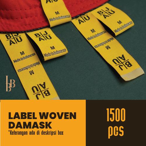 Jual Label Baju Custom Woven 125 lusin / 1.500 pcs - Jahit Keliling ...