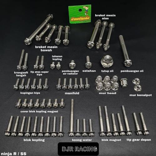 Jual probolt stainless 2 kunci baut mesin ninja R ninja SS ninja RR thailan - ninja rr - Kab ...