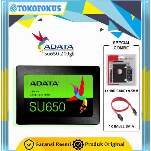 Jual SSD 240GB Internal ADATA SU650 Ultimate SU 650 3D NAND Flash SATA ...