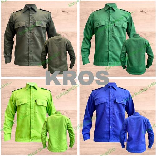 Jual Wearpack Safety Seragam polos Kerja Bengkel Baju kerja Lengan ...