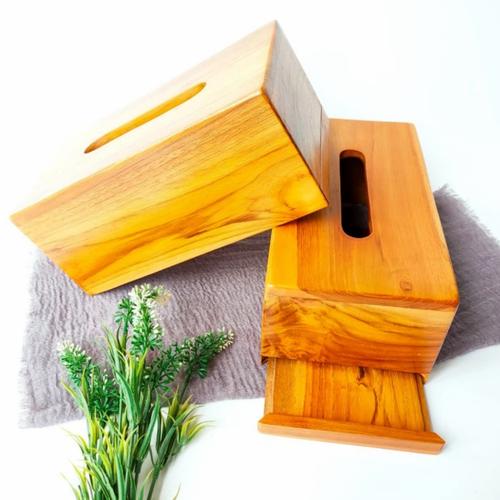 Jual Wooden Box Tissue Kotak Kayu Tempat Tissue Tisu Cafe - Atreya ...