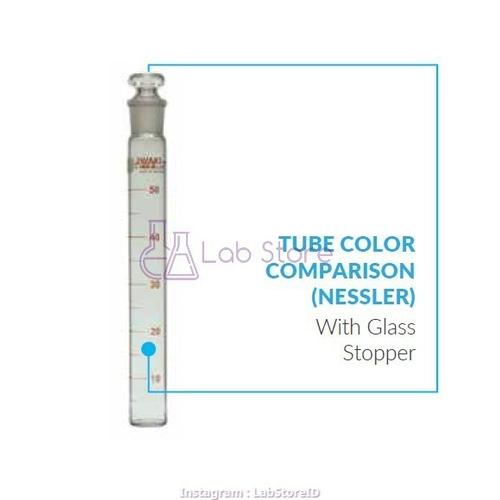 Jual Tabung Nessler100 ml Tube Color with Stopper Iwaki COLOR-TUBE100S ...