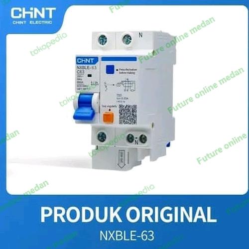 Jual Chint anti kontak NXBLE - 63 / RCBO / ELCB 1P + N, 20 - 63 amper 30 ma - 63a 30ma - Kota ...