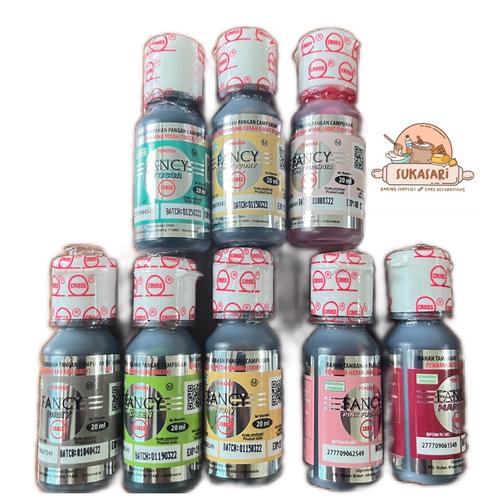 Jual Cross Food Coloring Fancy series 20ML pewarna makanan - Fancy ...