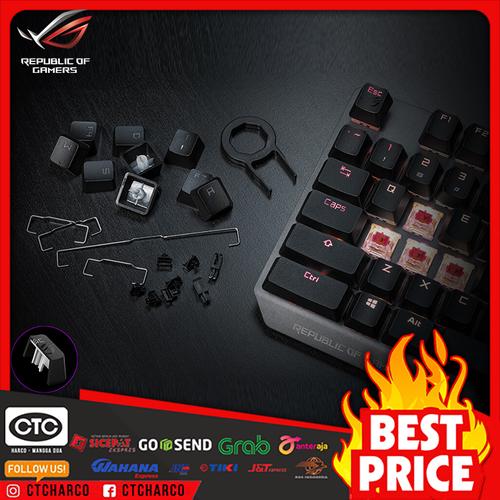 Promo Keycap ASUS ROG PBT - Keycap Set ROG PBT Doubleshot Keycap Cicil ...