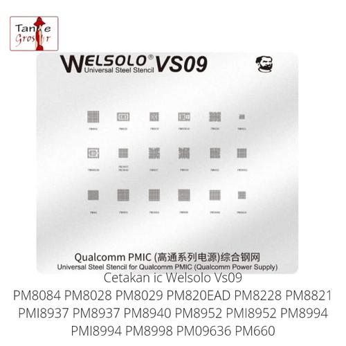 Jual PLAT CETAKAN IC POWER WELSOLO VS09 QUALCOM PMIC PM8937 PM8994 ...