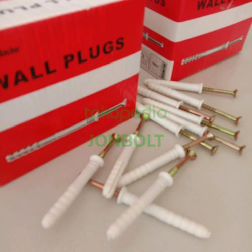 Jual Togle Plug Anchor (WALL PLUGS) skrup + fisher size M8 x 80 mm ...