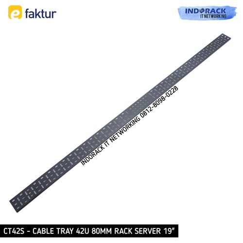 Jual CT42 - Management Cable Tray INDORACK for Close Rack 42U Rak ...