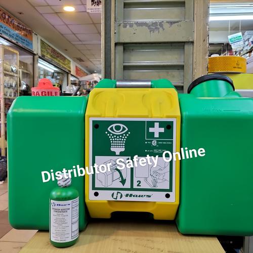 Jual Emergency Eyewash Portabel Haws 7501 + Cairan / Eye Wash Portable ...