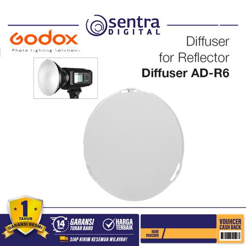 Jual Godox Soft White Diffuser Cover For AD-R6 Standard Reflector ...