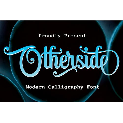 Jual Otherside Font | Elegant Calligraphy Font - Kab. Majalengka ...