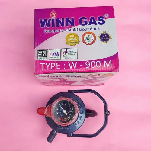 Jual Regulator Gas Pakai Pengaman Ganda type w-900 Meter merk Win ...