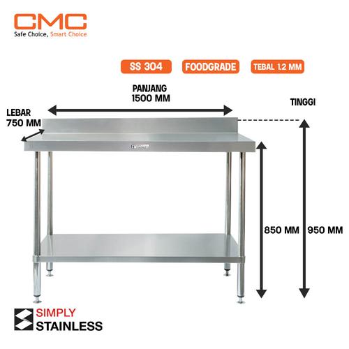 Jual Jual Meja Dapur Restoran SS 304 Yang Bagus Dari Simply Stainless ...