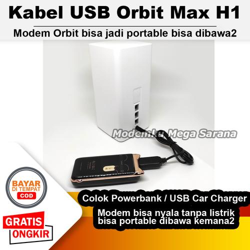 Jual Kabel USB To Powerbank Modem Router Telkomsel Orbit MAX H1 Huawei ...