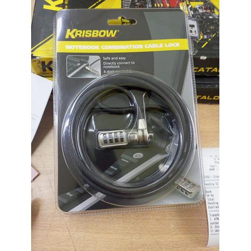 Jual Krisbow Gembok Laptop 4 Kombinasi Angka - Kota Bandung - Merdeka17 ...