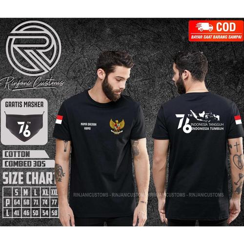 Jual KAOS KEMERDEKAAN INDONESIA HUT RI KE 76 GARUDA // KAOS AGUSTUSAN.free - Putih, S - Kota ...