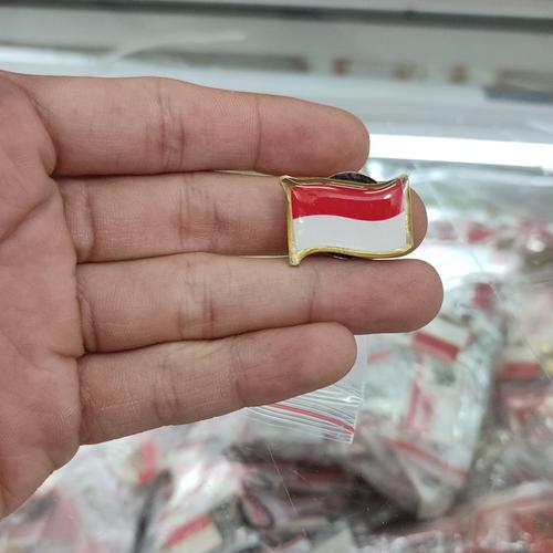 Jual pin bendera merah putih kibar magnet premium - Jakarta Pusat ...