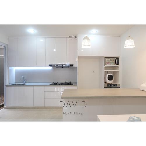 Jual kitchen set plywood minimalis quadra sevilla BSD tangerang ...