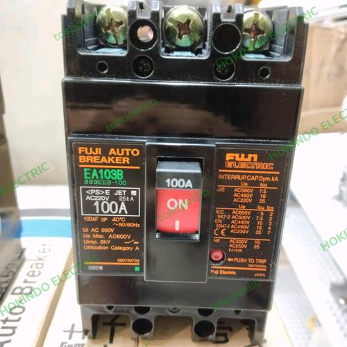 Jual FUJI AUTO BREKER EA103B 3P 100A 25kA ORIGINAL JAPAN 3P 100A ...