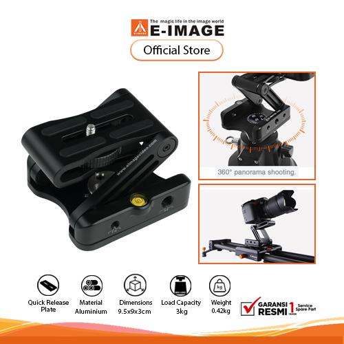 Jual E-image FH-20 Flexibel Head Z Style Mounting Tilting Camera Base ...
