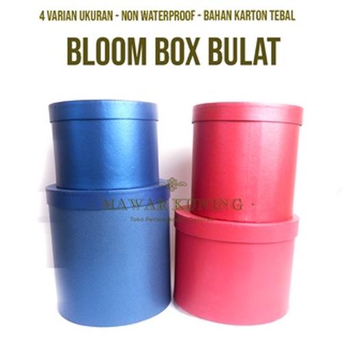 Jual Bloom Box Bulat / Kotak Bunga & Kotak Kado - Besar - 15 CM X 20 CM ...
