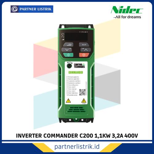 Jual INVERTER COMMANDER C200 1,1KW 3,2A 400V NIDEC CONTROL TECHNIQUES ...