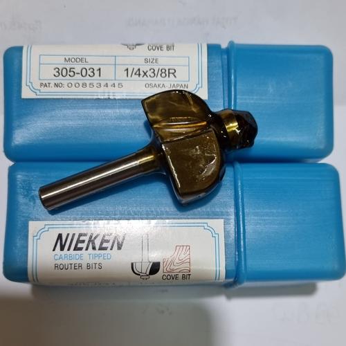 Jual mata router mata profil cove bit 1/4xR9.5 pisau router 305-031 ...