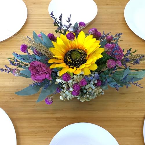 Jual Sunirean/table flowers/bunga meja makan/bunga event/centerpiece ...