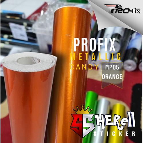 Promo skotlet orange metalik candy glossy profix vinyl premium - Kab ...