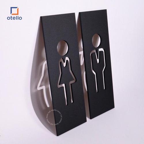 Jual Sign Toilet Eksklusif Signage Acrylic Restroom WC Modern Akrilik ...