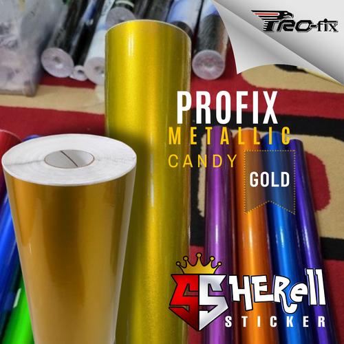 Jual skotlet kuning emas metalik candy glossy scotlite profix vinyl ...