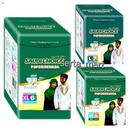 Jual Saudi Choice Adult Diapers - Popok Dewasa Perekat M8 / L7 / XL6 ...