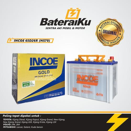 Jual Aki Mobil INCOE GOLD NS70 HYBRID Untuk Kijang, Panther, Kuda, dll ...