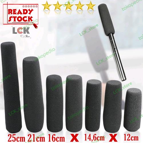 Jual busa microphone 12cm - spon mic windshield - foam shotgun ...