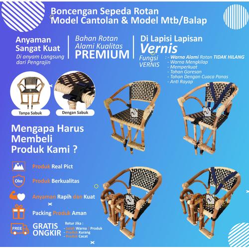 Jual Boncengan sepeda Anak depan MTB, Polygon, Gunung murah Rotan ...