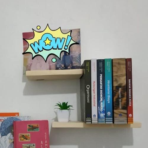 Jual Rak Floating Shelf Ambalan DInding Melayang Rak Tempel Dinding ...