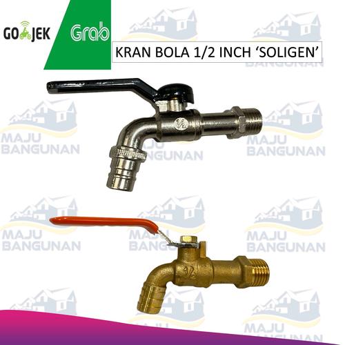Jual KRAN BOLA SOLIGEN 1/2 IN / KERAN BOLA TEMBOK / KRAN TAMAN SOLIGEN ...