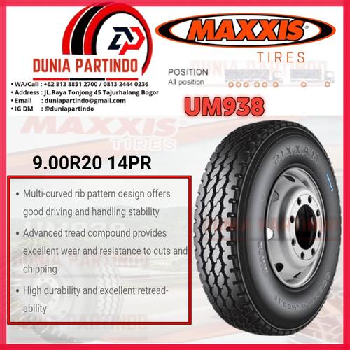 Jual Ban Truk Bus MAXXIS UM938 Uk 9.00R20 14PR Chat Diskon Untuk Harga ...